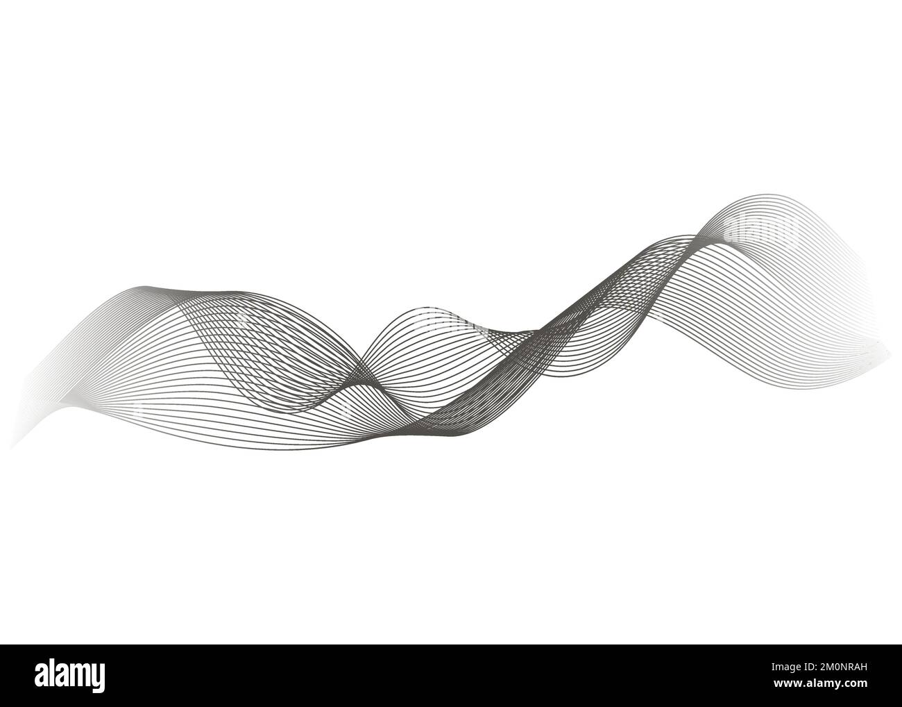 Wave vector background. Abstract wavy stripes Stock Vector Image & Art ...