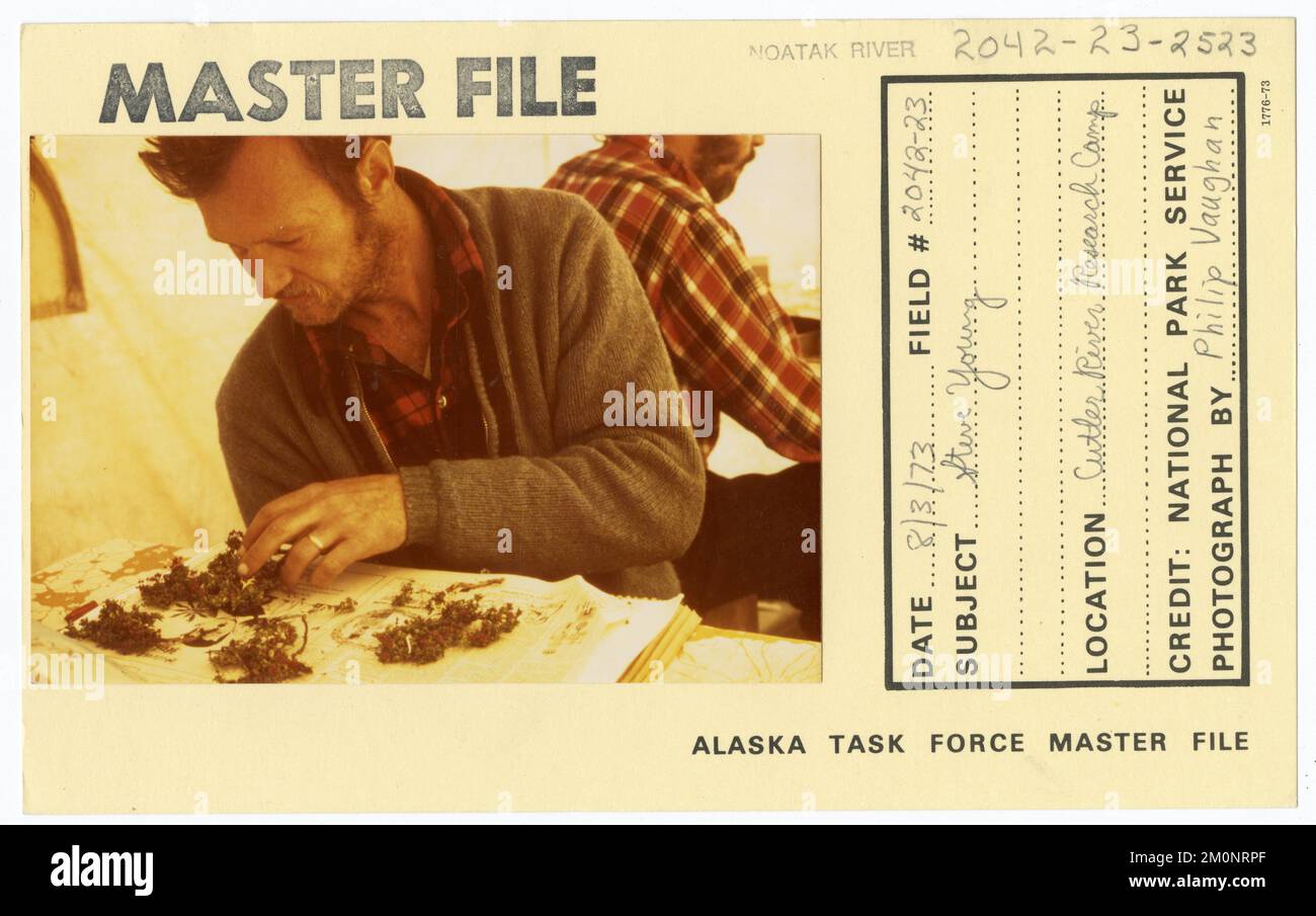 Steve Young. Alaska Task Force Photographs Stock Photo - Alamy