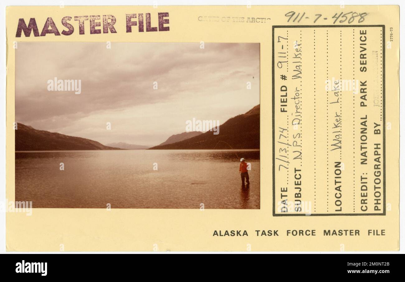 NPS Director Walker. Alaska Task Force Photographs Stock Photo - Alamy