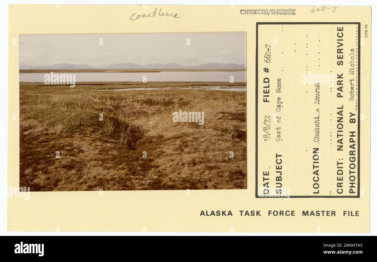 East of Cape Nome. Alaska Task Force Photographs Stock Photo - Alamy