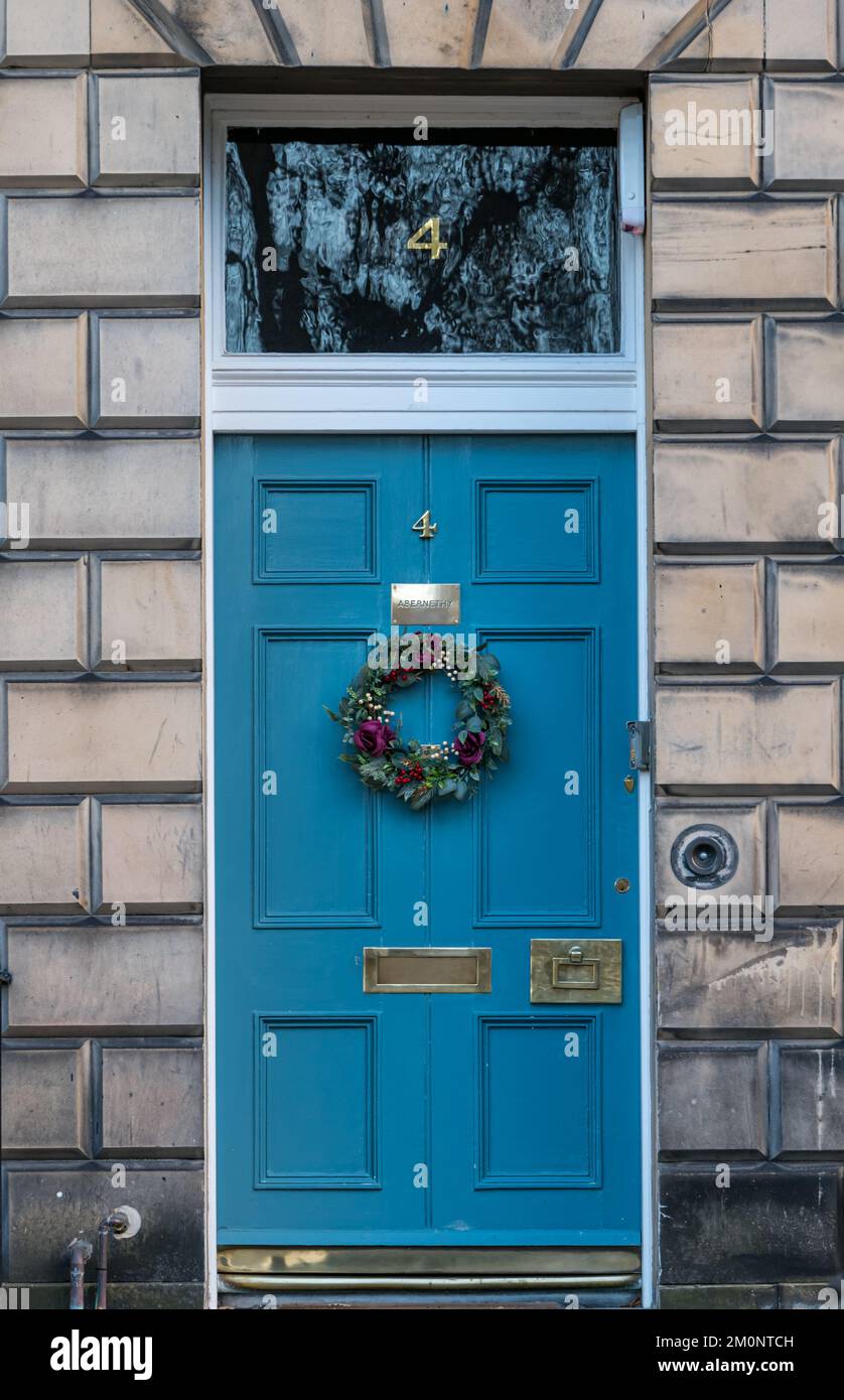 Georgian style front door town hi-res stock photography and images - Alamy