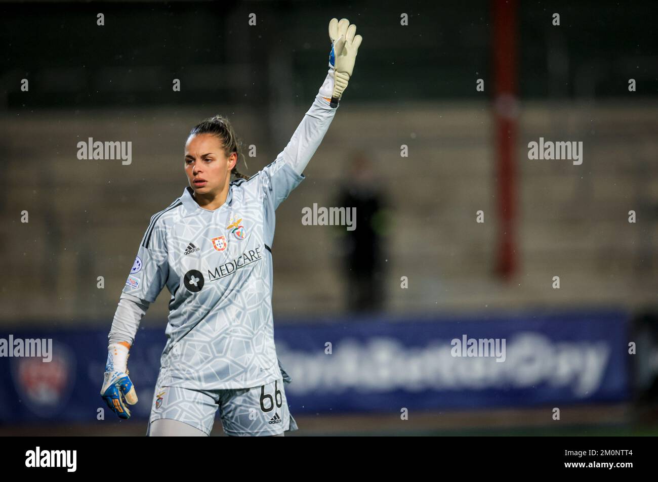 Malmo, Sweden, on Dec. 07, 2022. Benficas goalkeeper Rute Costa in ...