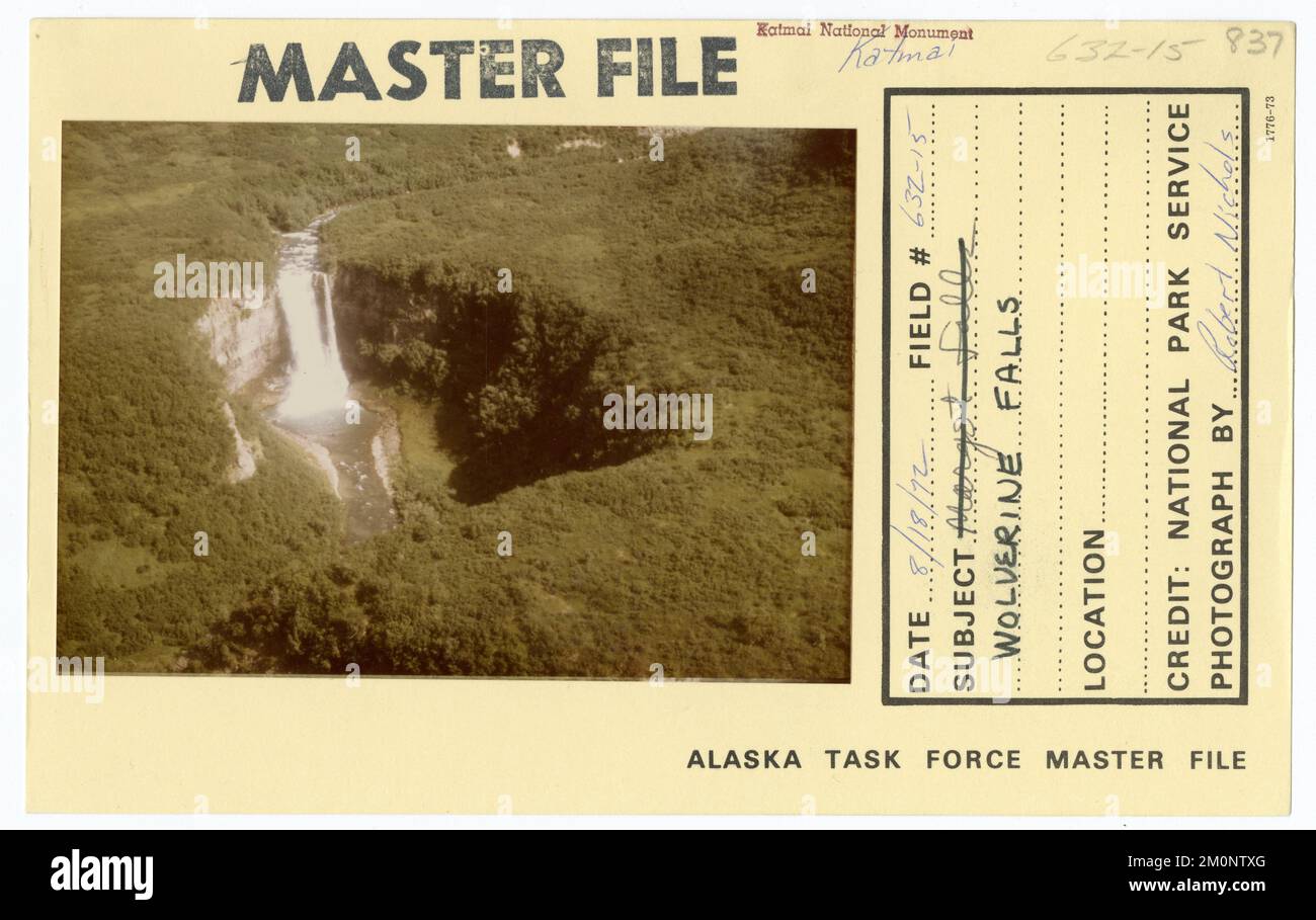 Wolverine Falls. Alaska Task Force Photographs Stock Photo - Alamy
