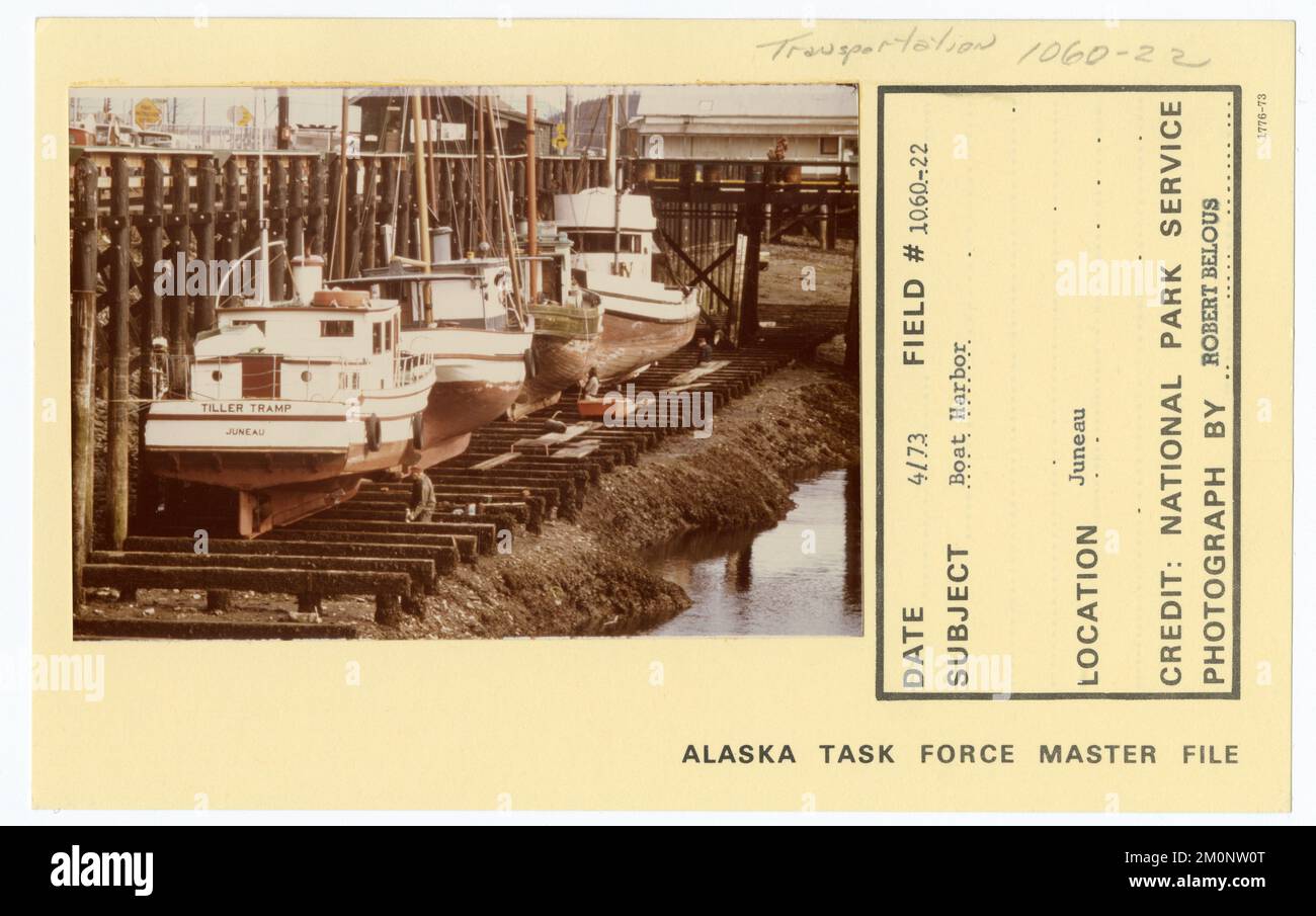 Boat harbor. Alaska Task Force Photographs Stock Photo - Alamy