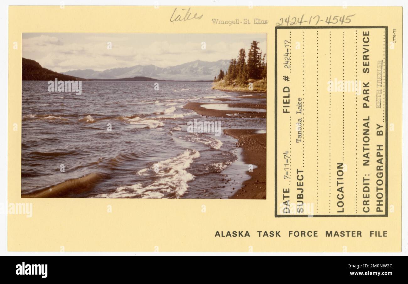 Tanada Lake. Alaska Task Force Photographs Stock Photo - Alamy