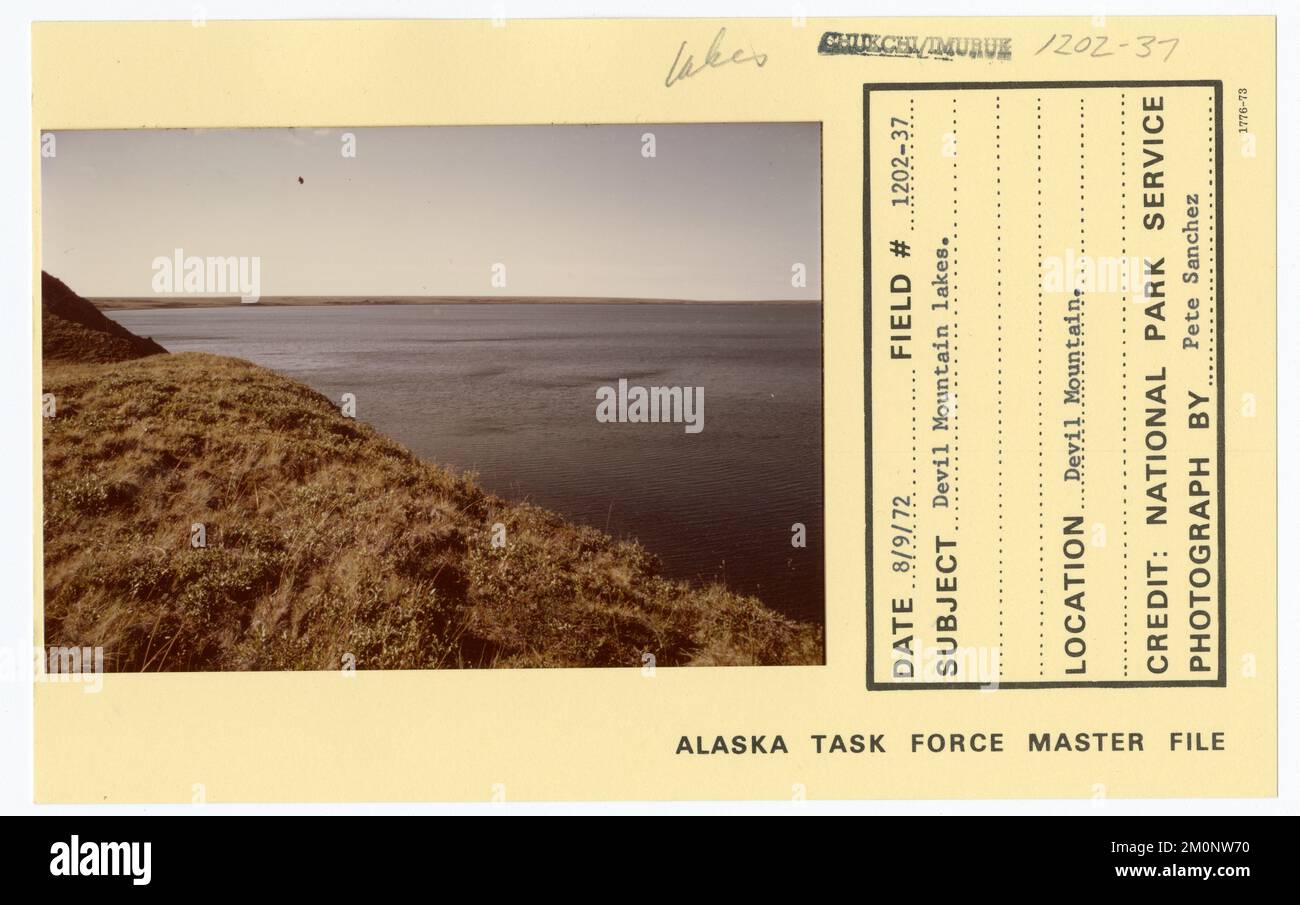 Devil Mountain lakes. Alaska Task Force Photographs Stock Photo - Alamy