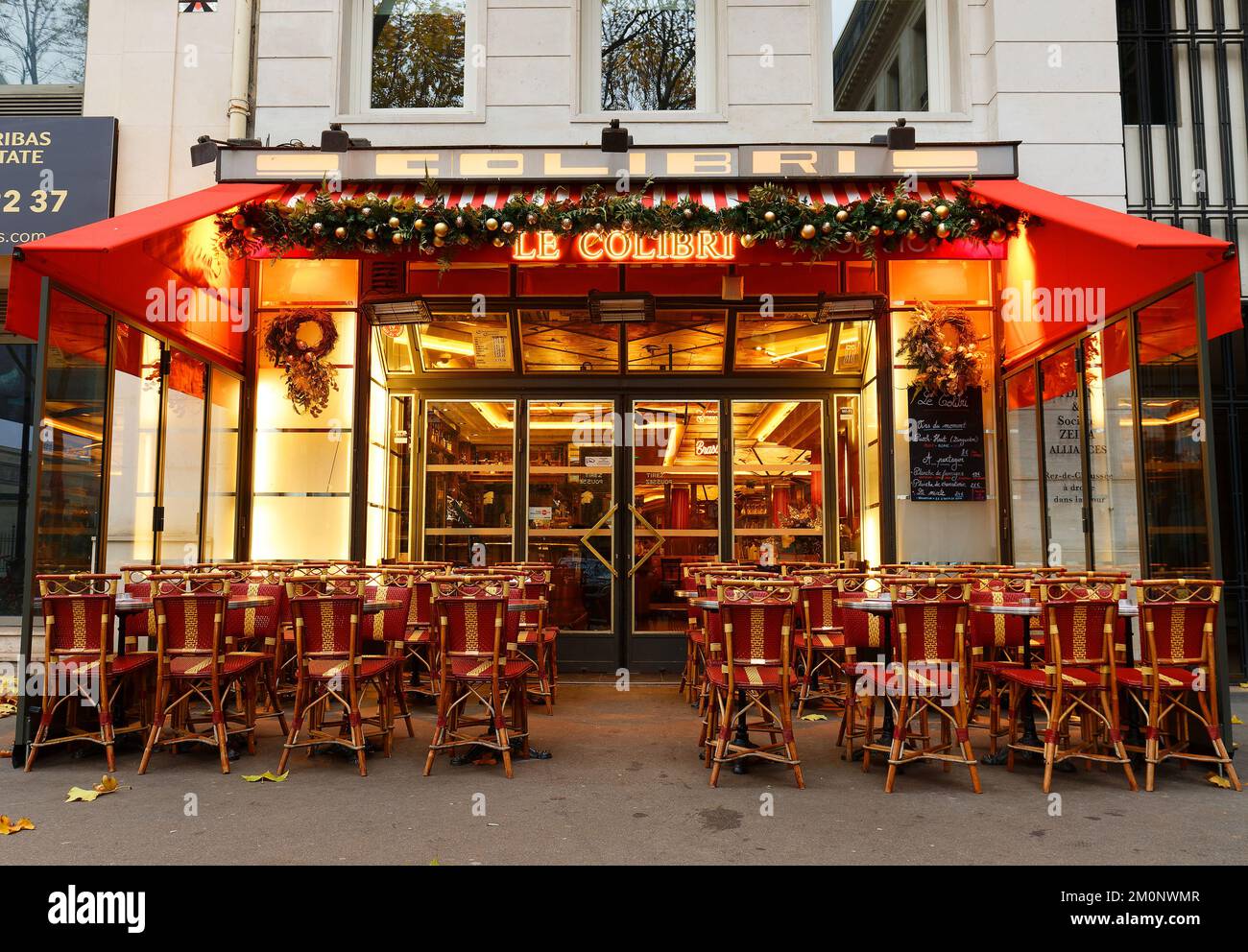 Paris, France-December 04, 2022 : The traditional French restaurant ...