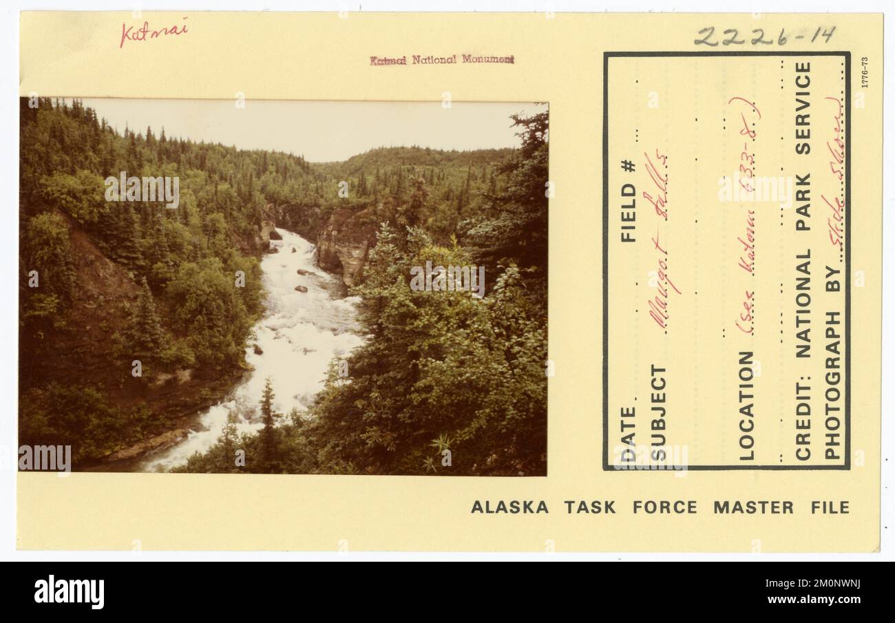 Margot Falls. Alaska Task Force Photographs Stock Photo - Alamy