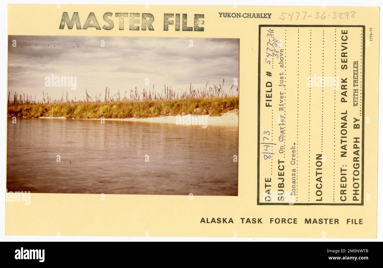 On Charley River just above Bonanza Creek. Alaska Task Force ...
