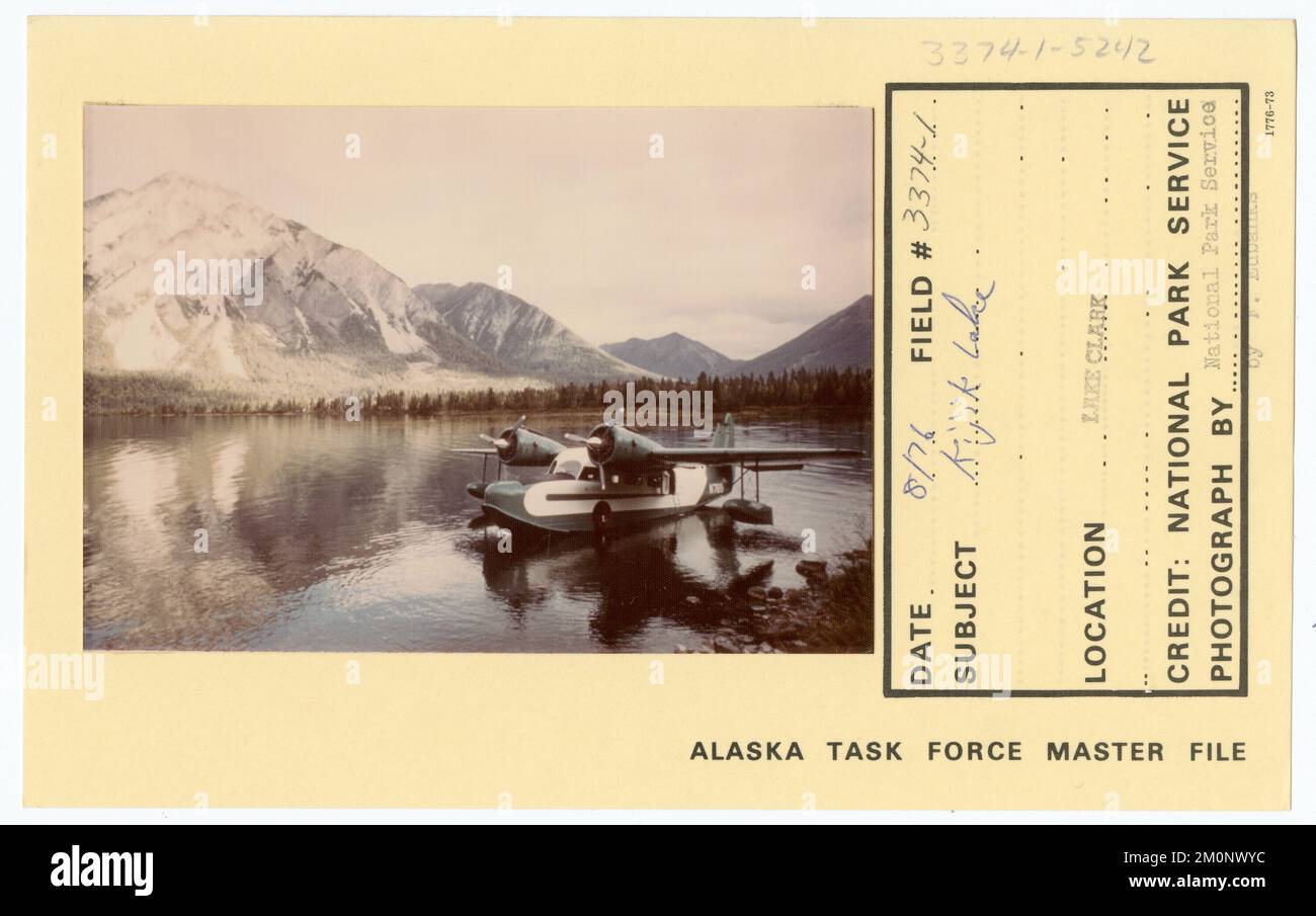 Kijik Lake. Alaska Task Force Photographs Stock Photo - Alamy