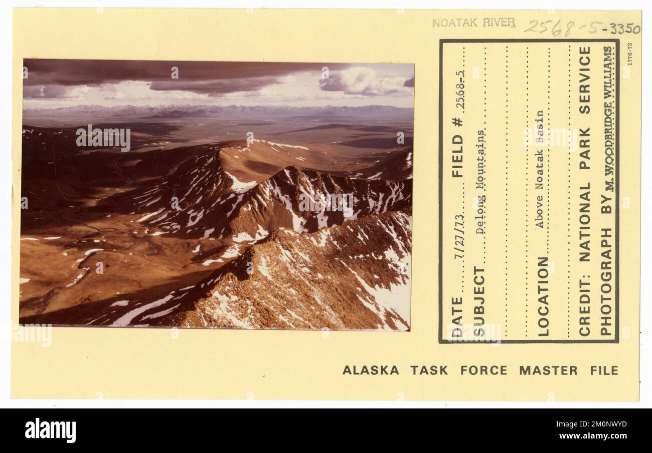 DeLong Mountains. Alaska Task Force Photographs Stock Photo - Alamy