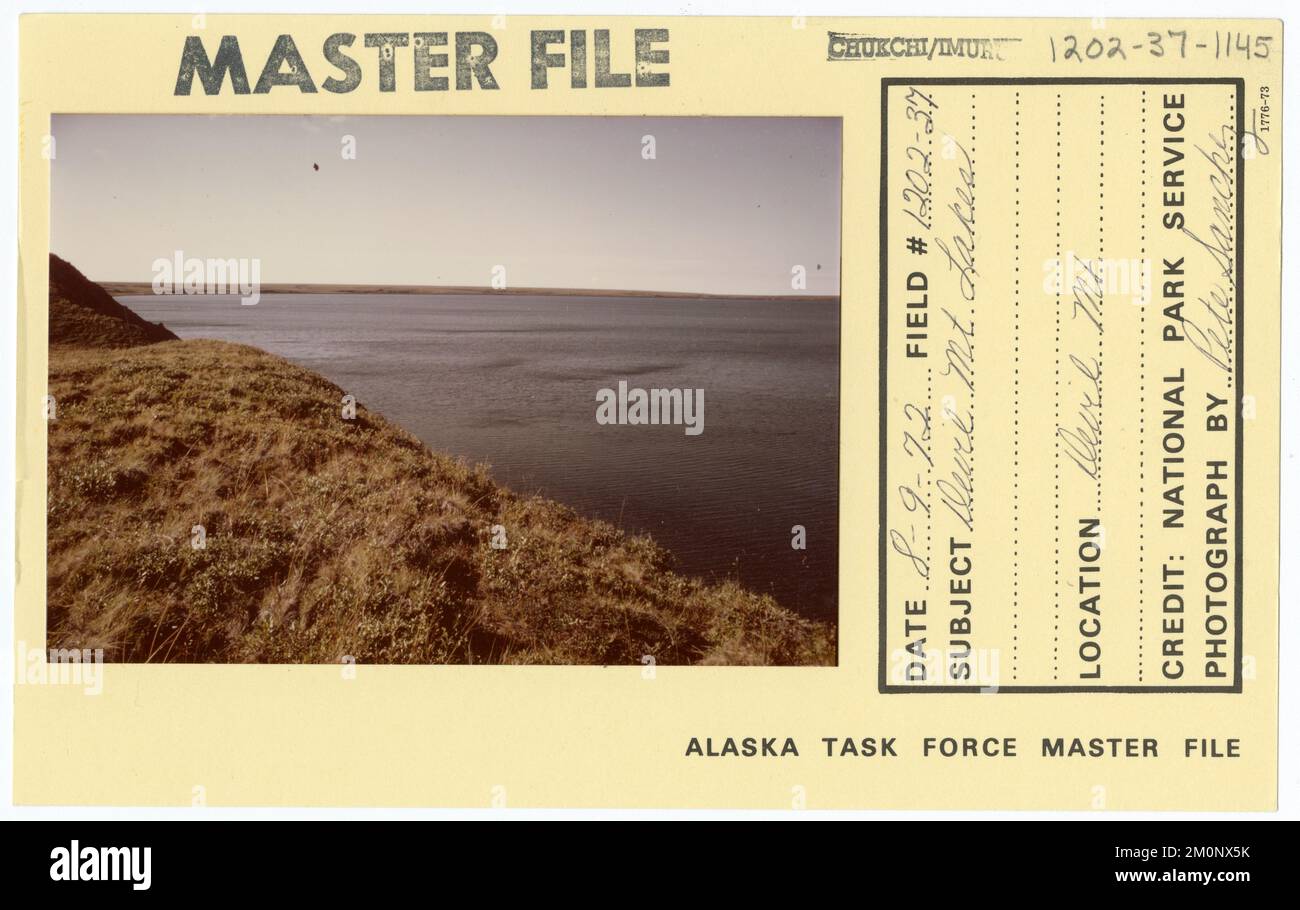Devil Mountain Lakes. Alaska Task Force Photographs Stock Photo - Alamy