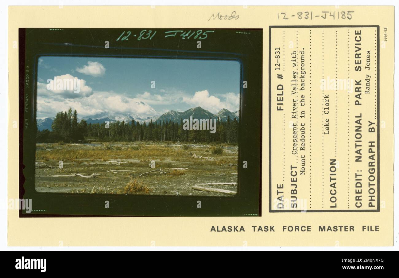 Crescent River Valley with Mount Redoubt in the background. Alaska Task ...