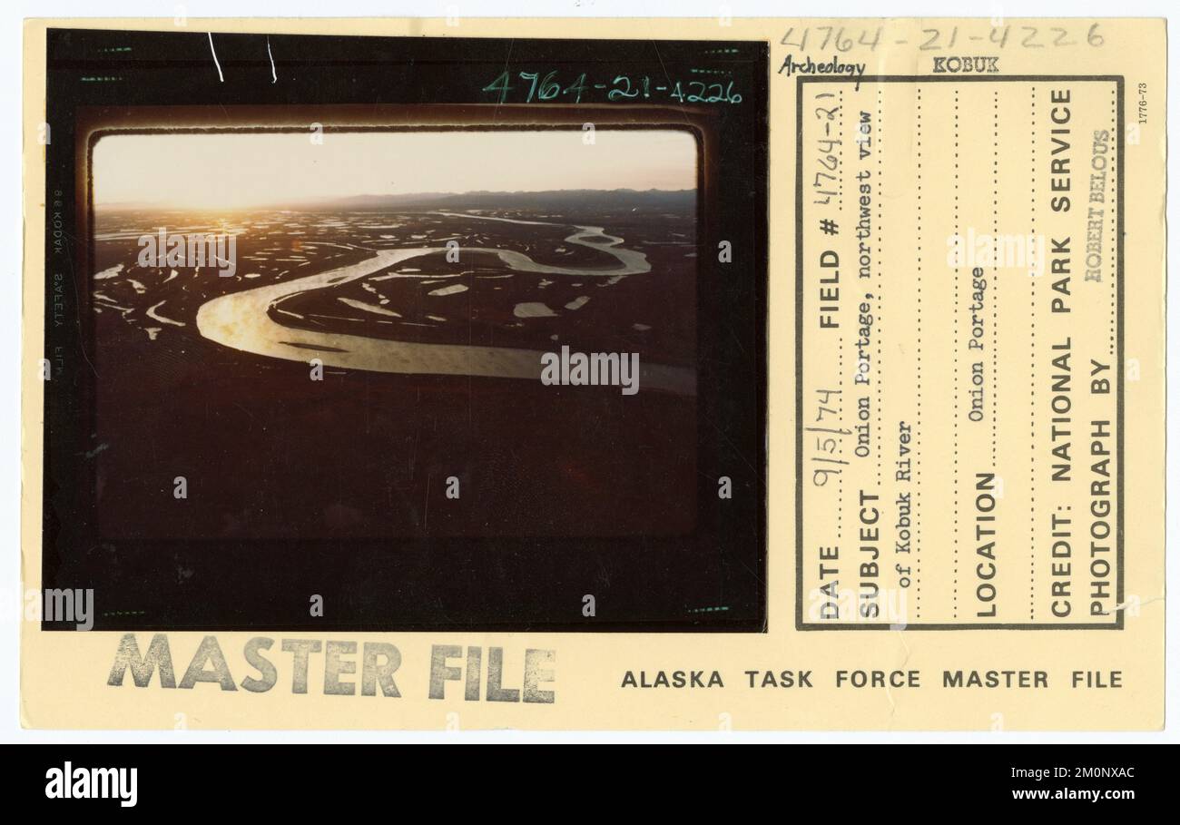 Onion Portage, northwest view of Kobuk River. Alaska Task Force ...