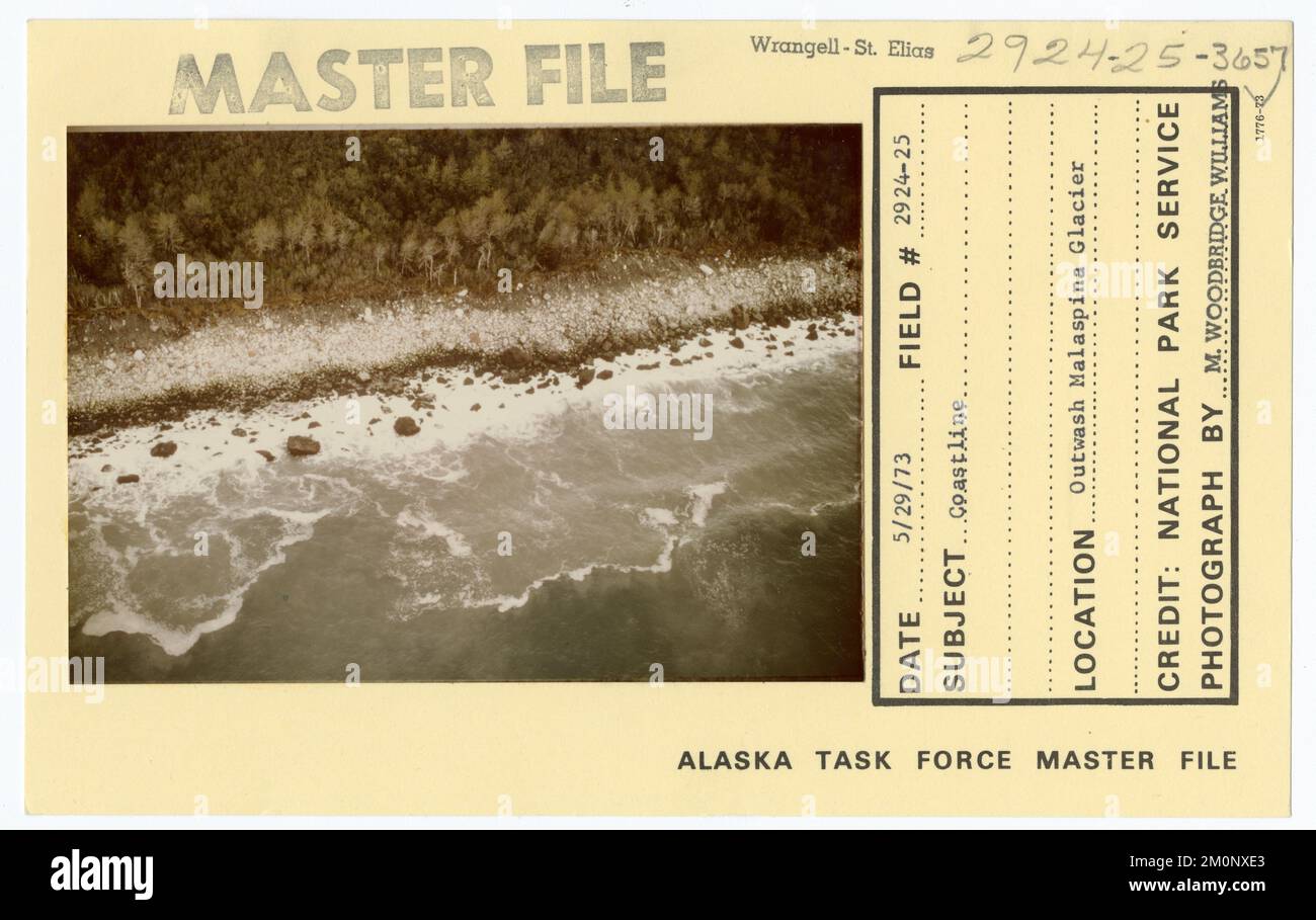 Coastline. Alaska Task Force Photographs Stock Photo - Alamy