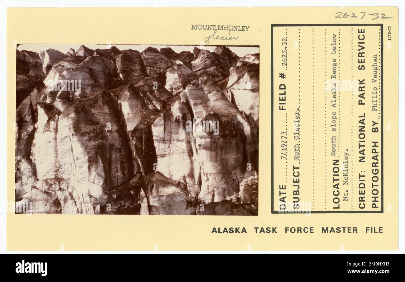 Ruth Glacier. Alaska Task Force Photographs Stock Photo - Alamy