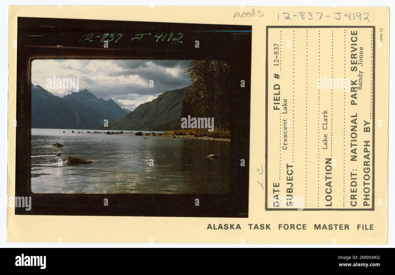 Crescent Lake. Alaska Task Force Photographs Stock Photo - Alamy