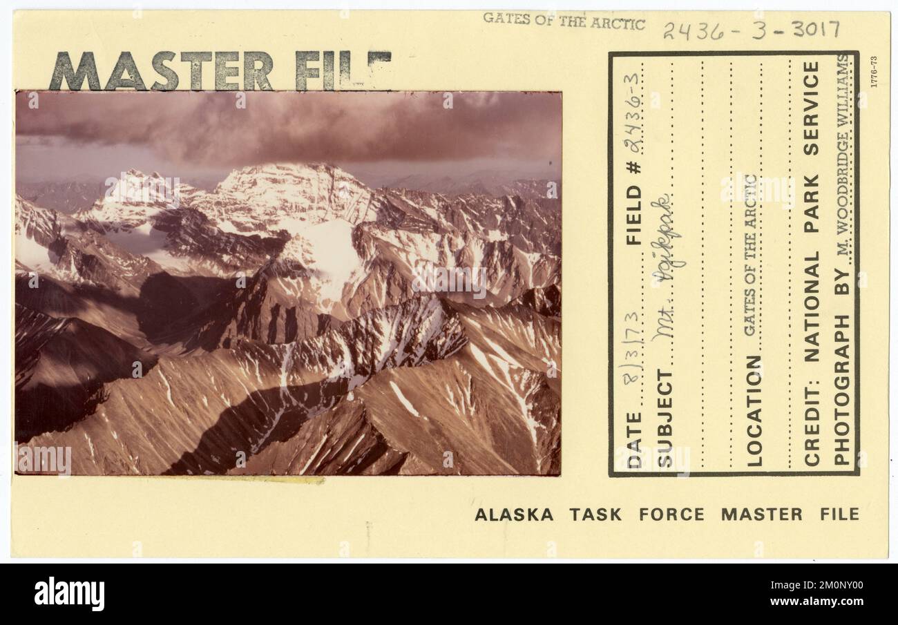 Mount Igikpak. Alaska Task Force Photographs Stock Photo - Alamy