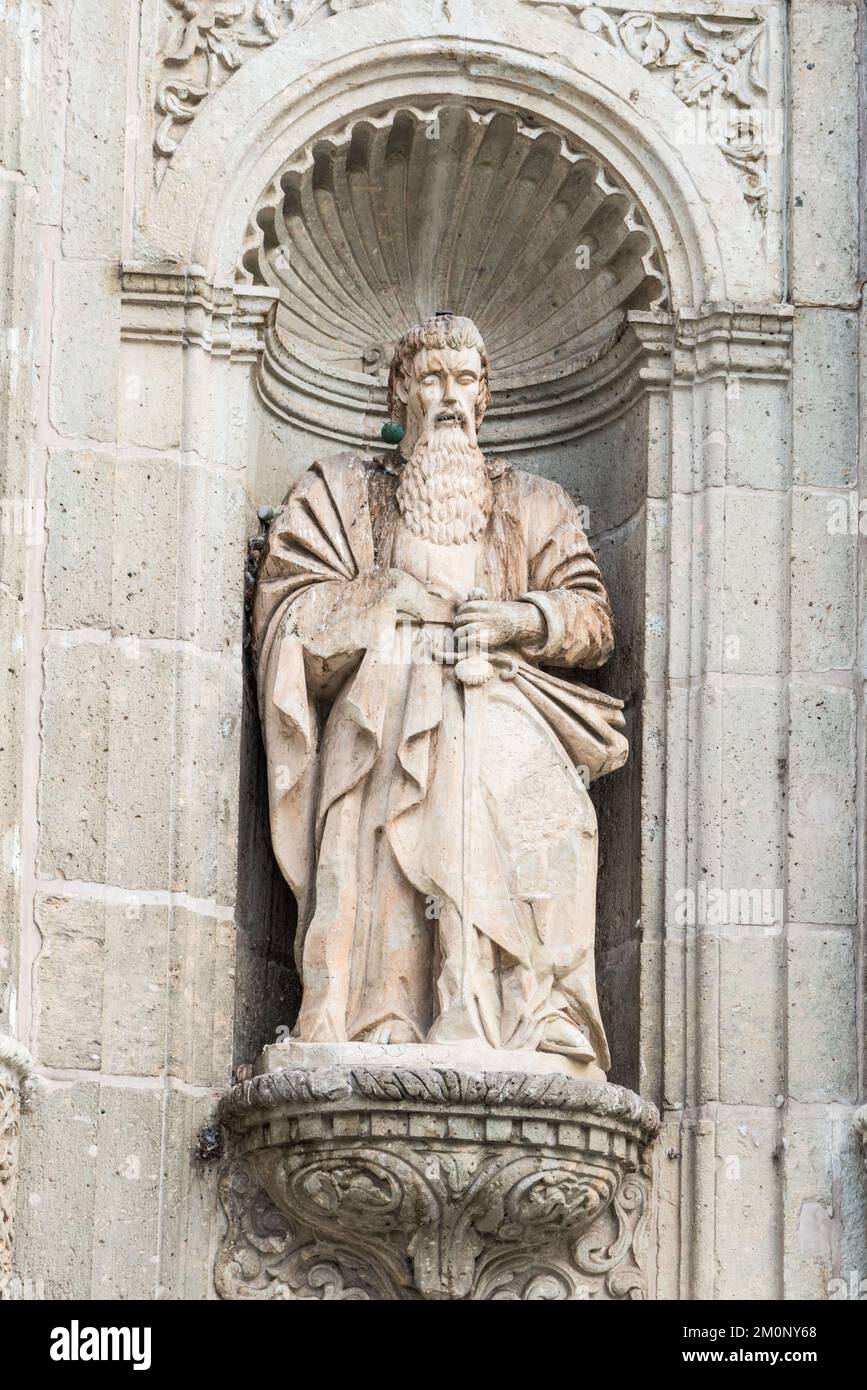 Statue from entrance to the Cathedral of Our Lady of the Assumption ...