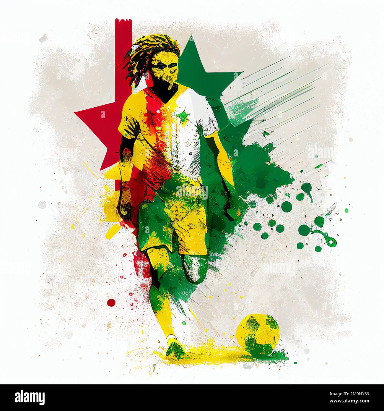 Senegal player Cut Out Stock Images & Pictures - Alamy