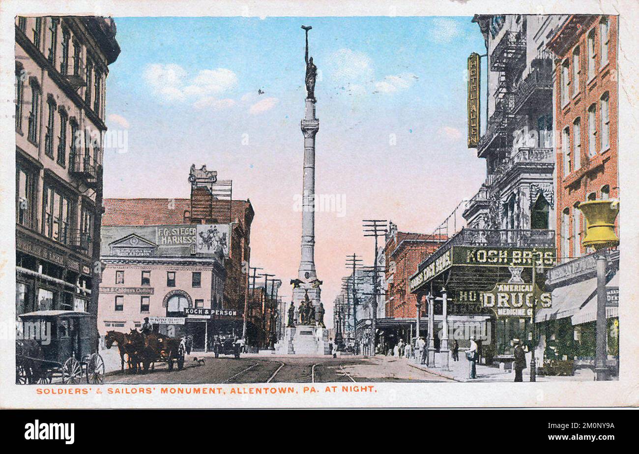 Allentown's Center Square Stock Photo - Alamy