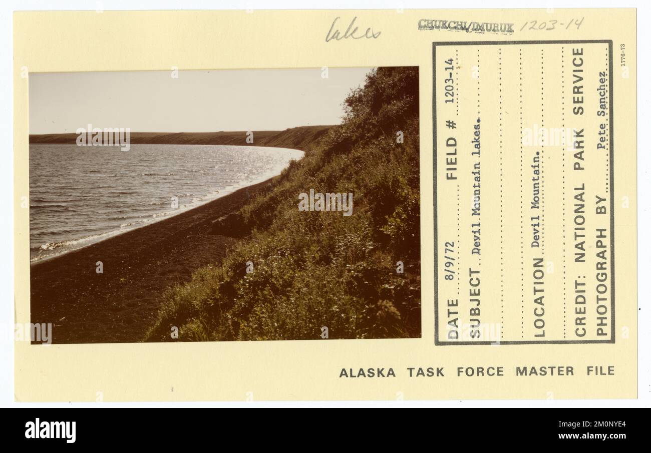 Devil Mountain lakes. Alaska Task Force Photographs Stock Photo - Alamy