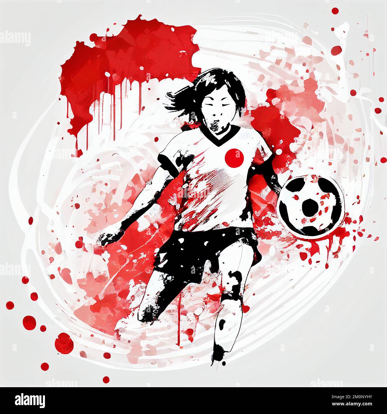 Female japanese soccer player hi-res stock photography and images - Alamy