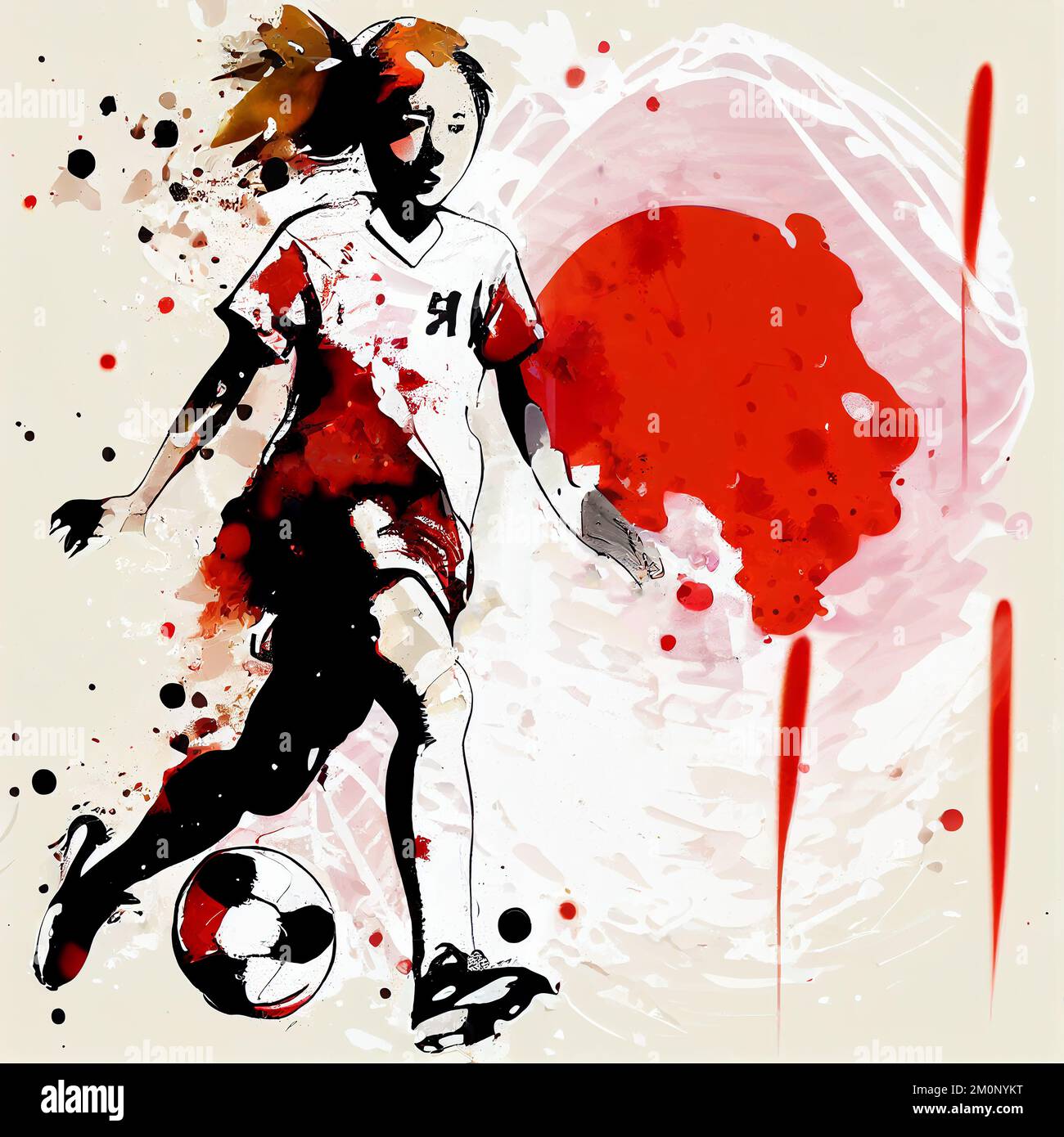 Female japanese soccer player hi-res stock photography and images - Alamy