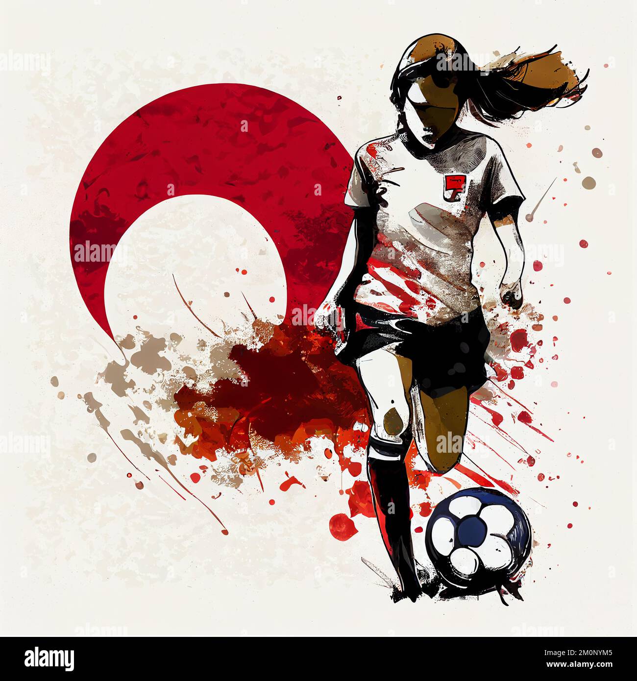 Female japanese soccer player hi-res stock photography and images - Alamy