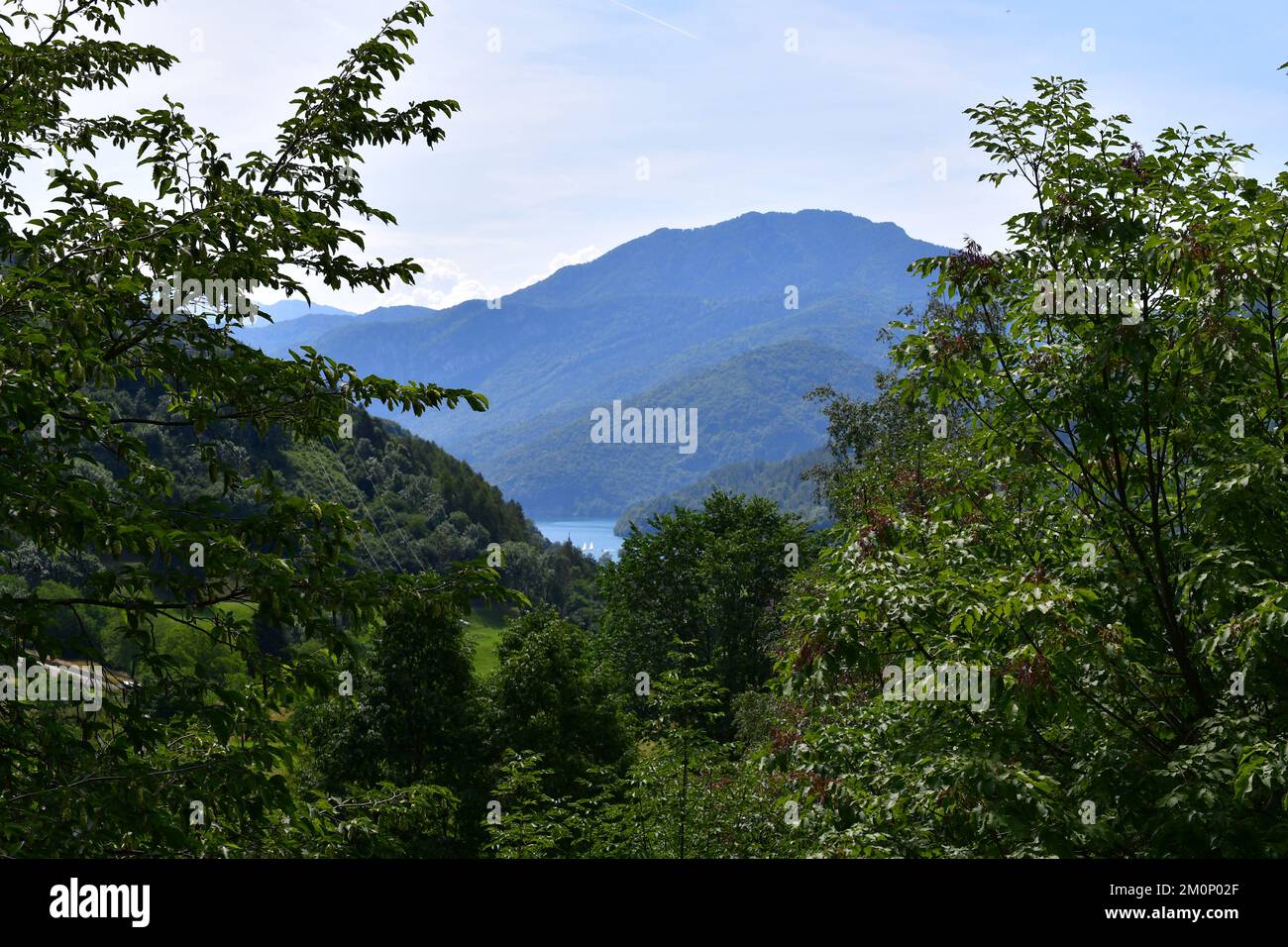 Lago di Ledro Stock Photo - Alamy