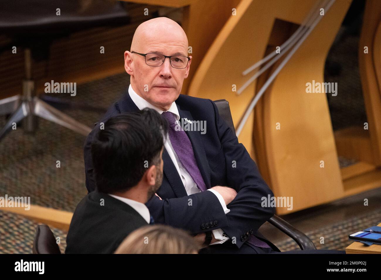 Edinburgh, Scotland, UK. 7th Dec, 2022. PICTURED: John Swinney MSP ...