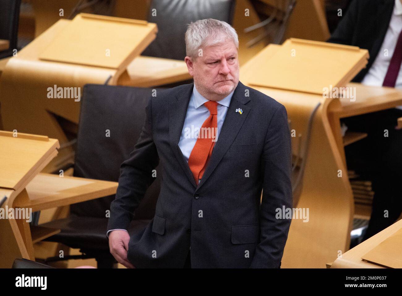 Edinburgh, Scotland, UK. 7th Dec, 2022. PICTURED: Angus Robertson MSP ...
