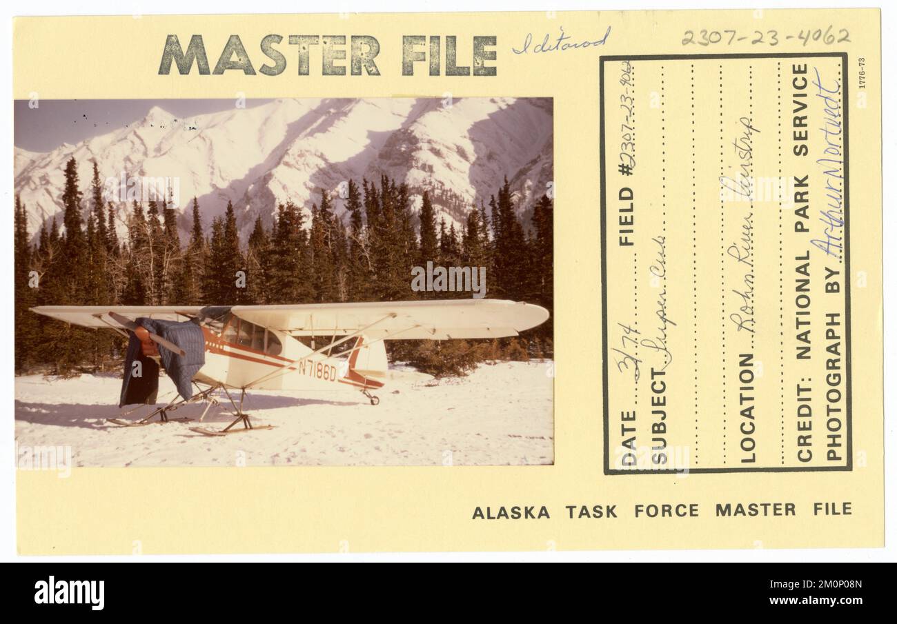 Super Cub. Alaska Task Force Photographs Stock Photo - Alamy