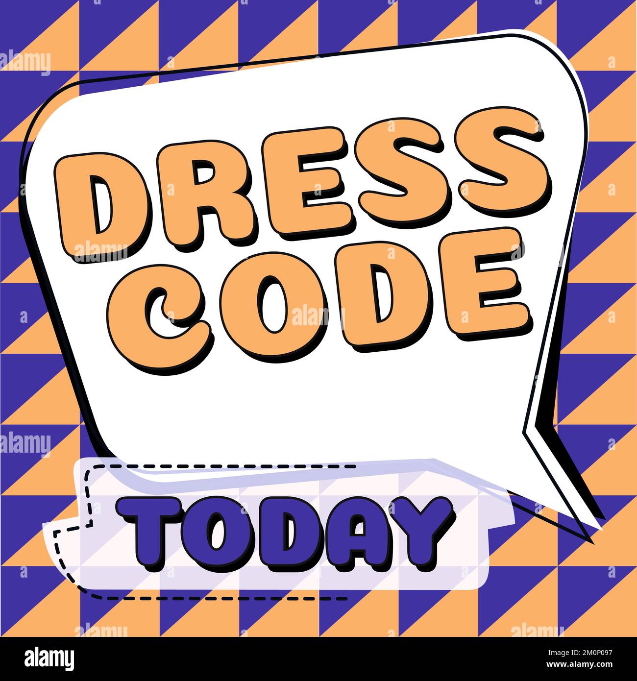 Sign displaying Dress Code. Word Written on an accepted way of dressing ...