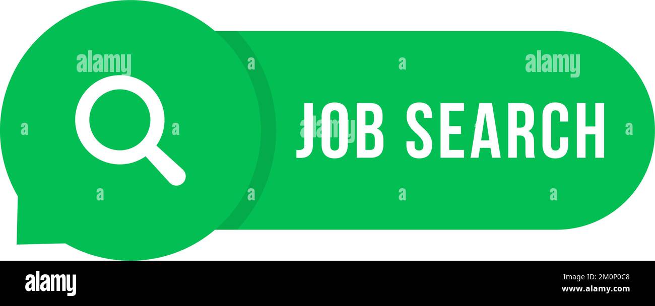 Magnifying glass logo green Cut Out Stock Images & Pictures - Alamy