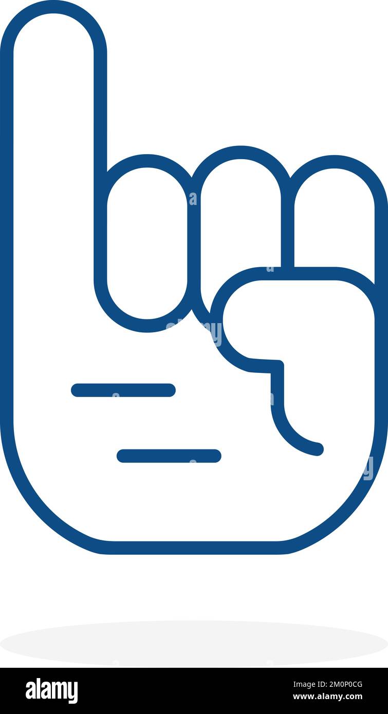 thin line promise icon with pinky finger Stock Vector Image & Art - Alamy