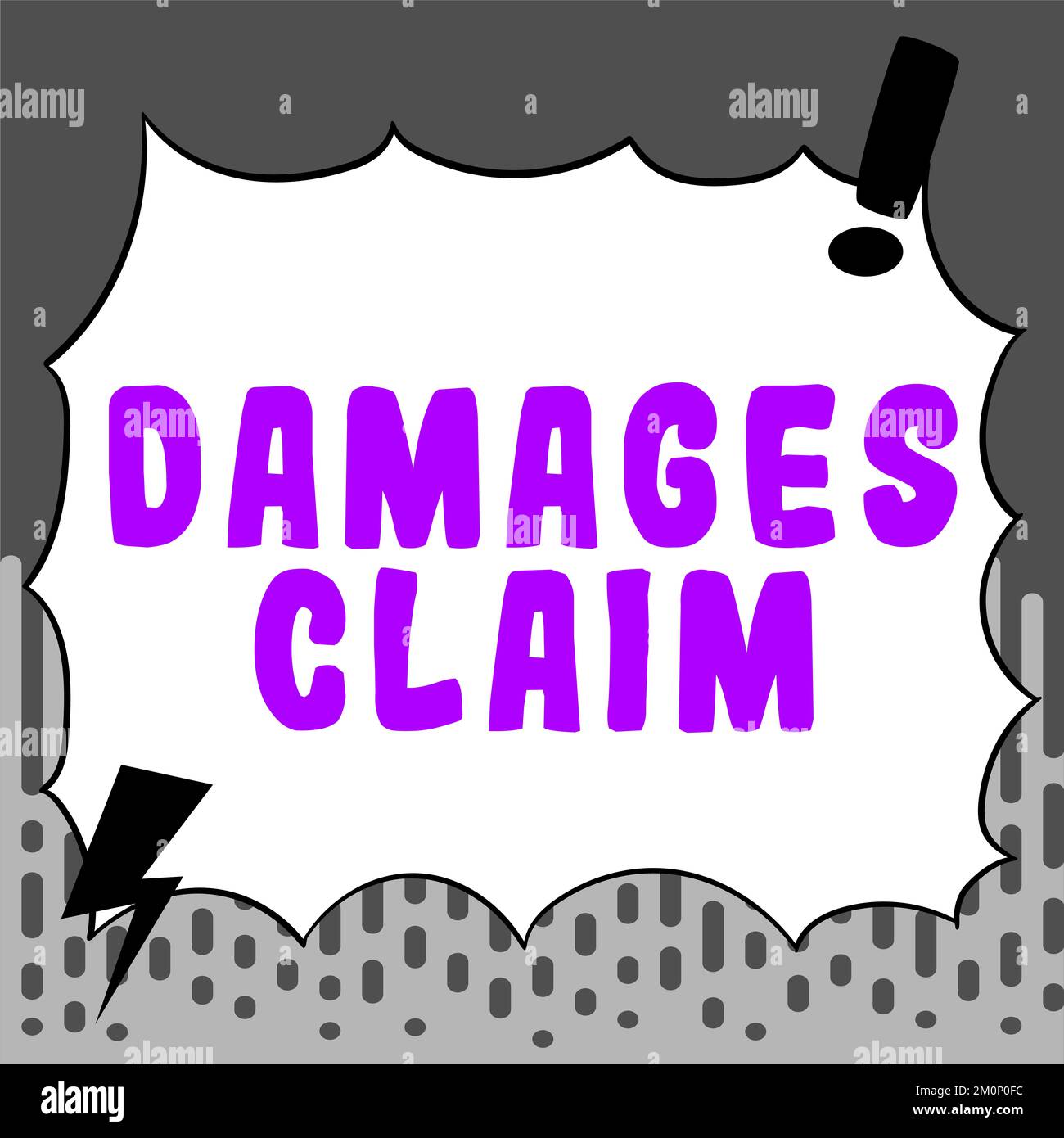 Inspiration showing sign Damages Claim. Business concept Demand ...