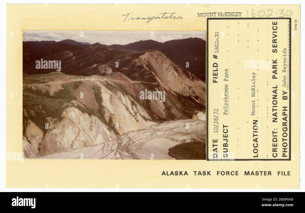 Polychrome Pass. Alaska Task Force Photographs Stock Photo - Alamy