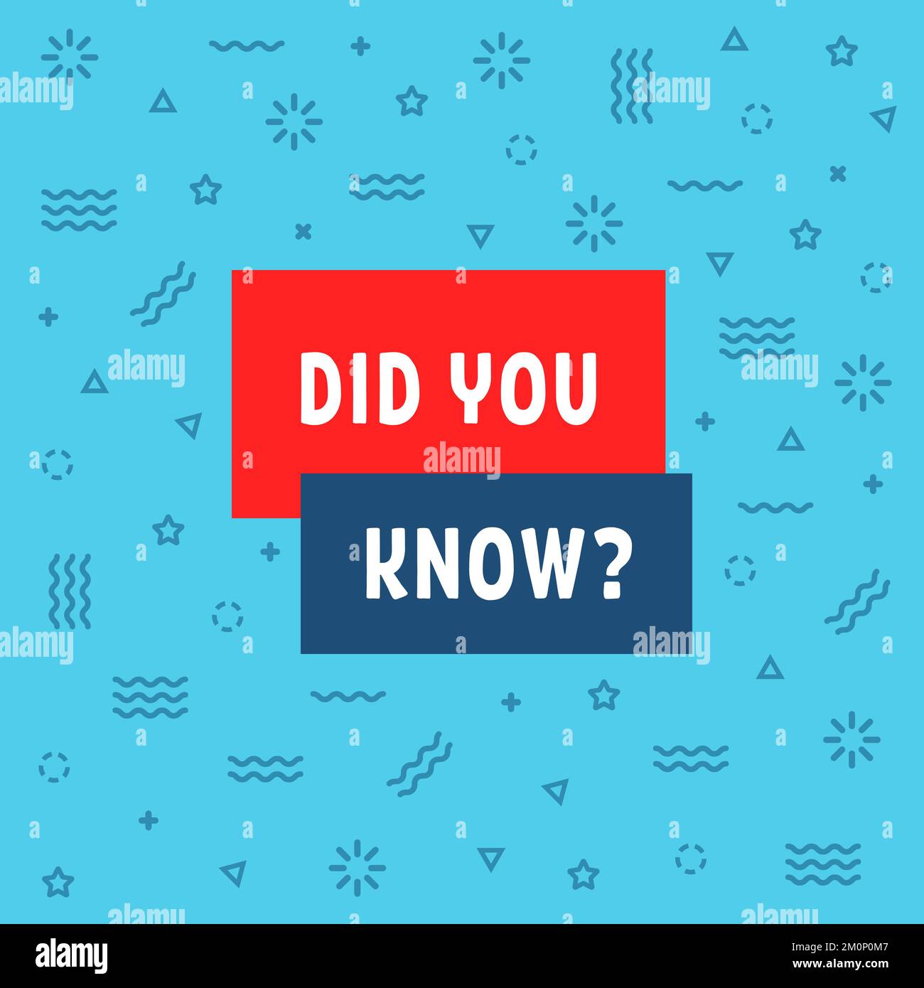 simple did you know color banner Stock Vector Image & Art - Alamy