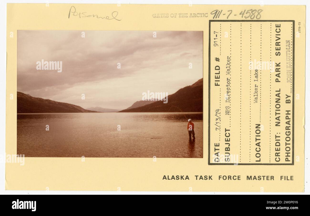 NPS Director Walker. Alaska Task Force Photographs Stock Photo - Alamy