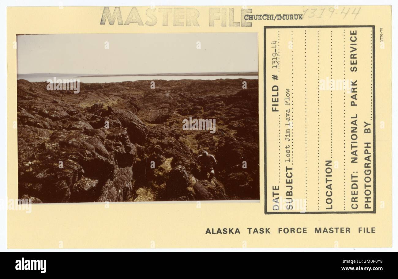 Lost Jim Lava Flow. Alaska Task Force Photographs Stock Photo - Alamy