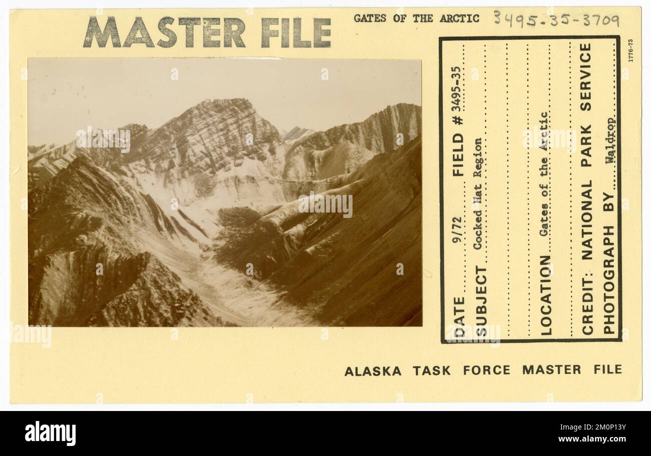 Cockedhat region. Alaska Task Force Photographs Stock Photo - Alamy