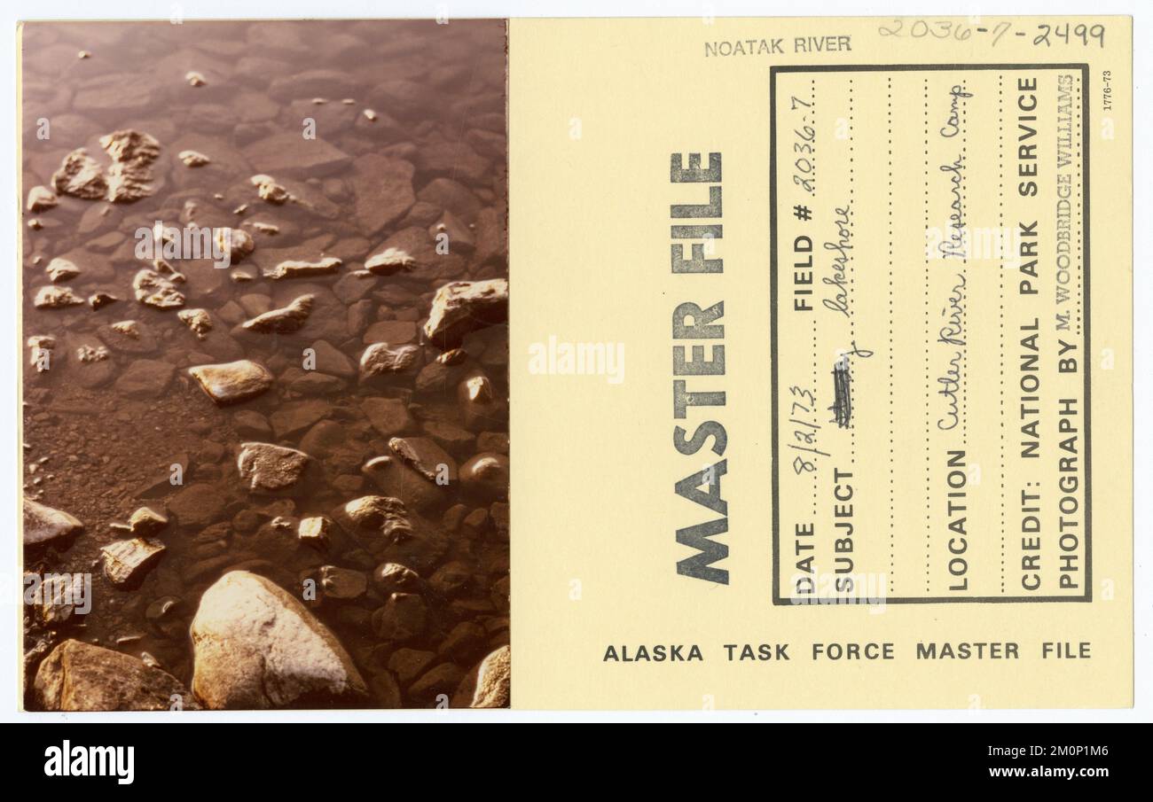 Lake shore. Alaska Task Force Photographs Stock Photo - Alamy