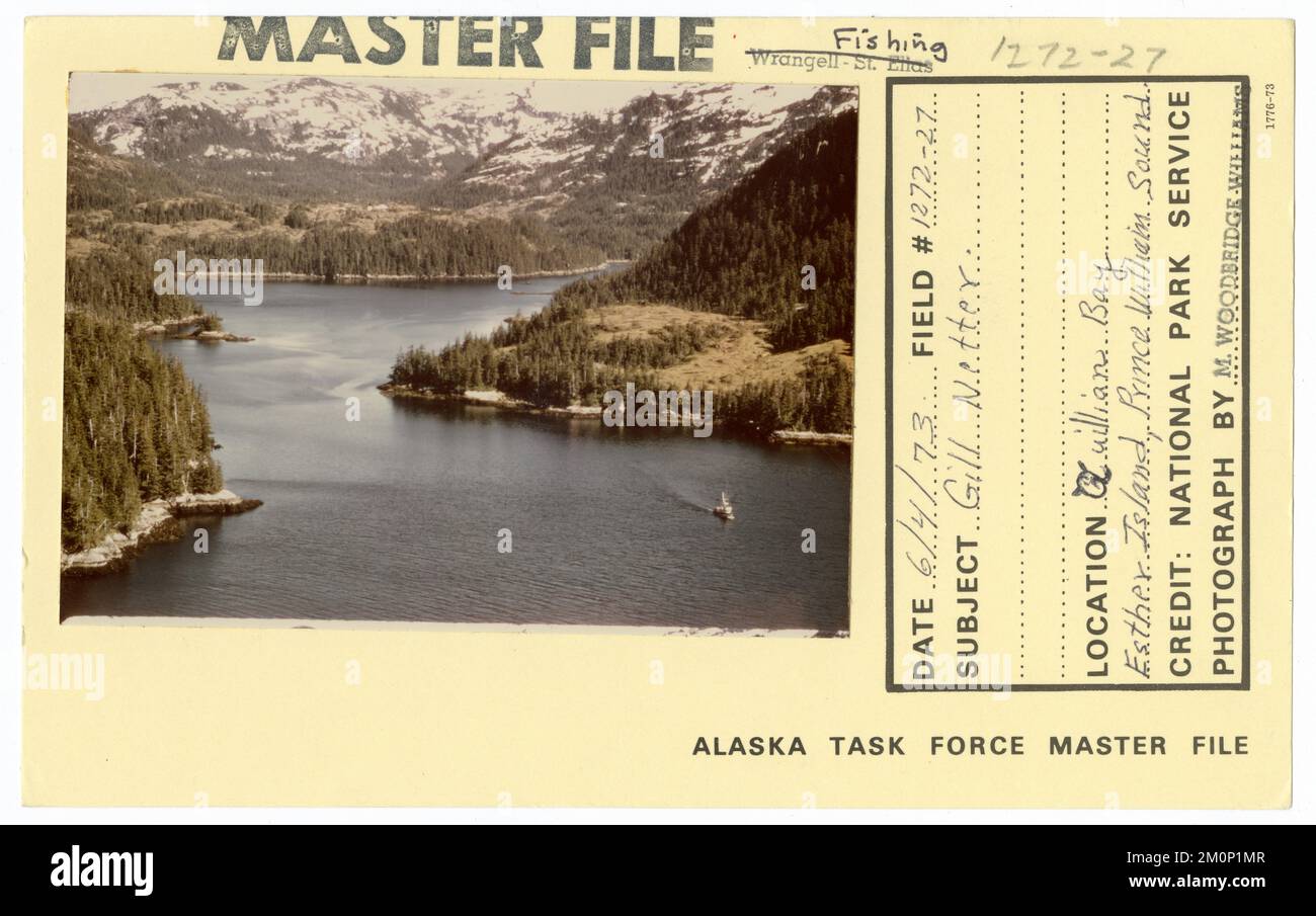 Gill netter. Alaska Task Force Photographs Stock Photo - Alamy