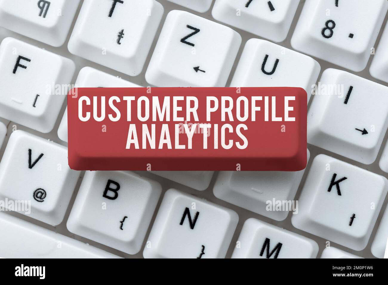 Hand writing sign Customer Profile Analytics. Word for customer profile ...