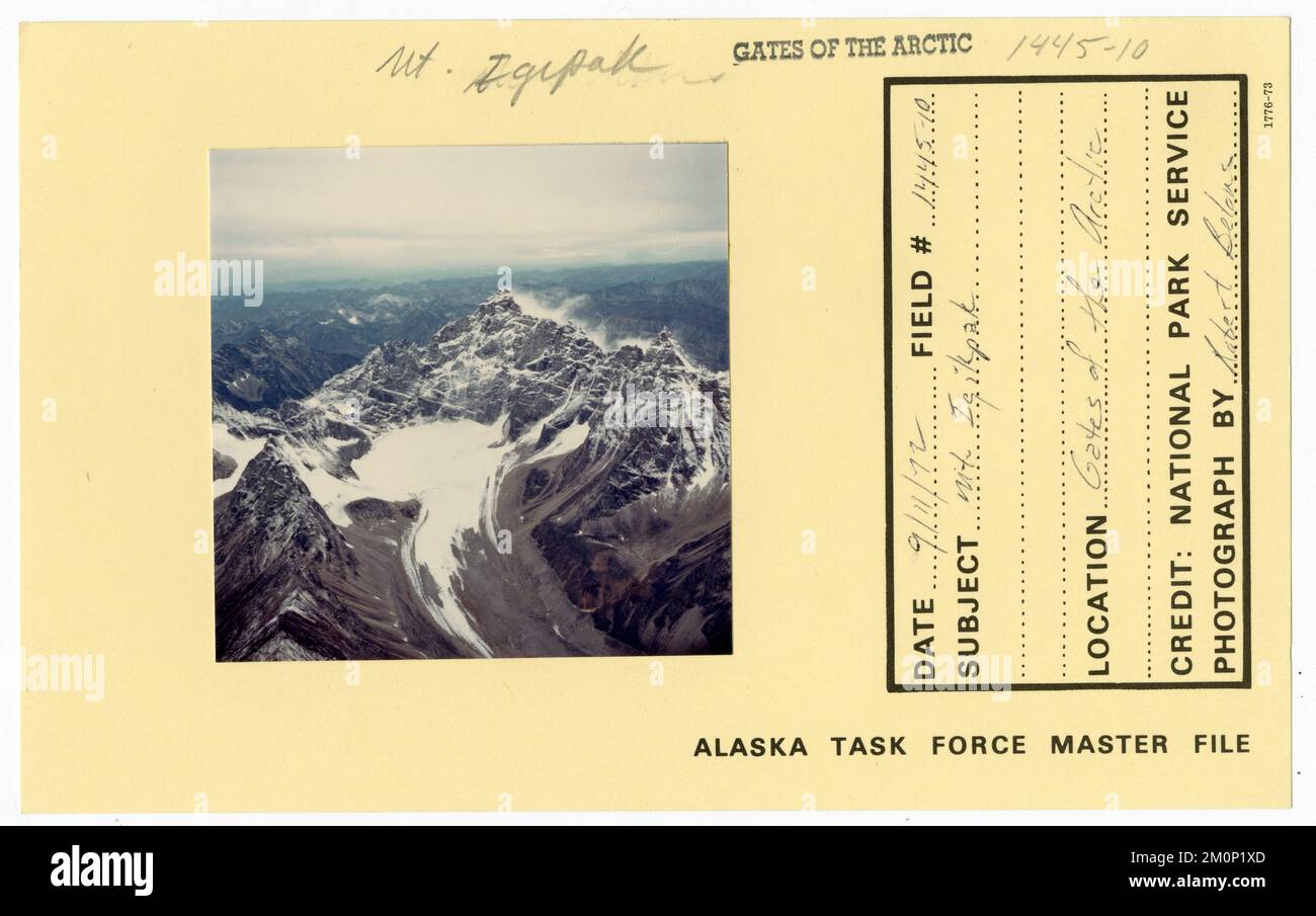 Mount Igikpak. Alaska Task Force Photographs Stock Photo - Alamy