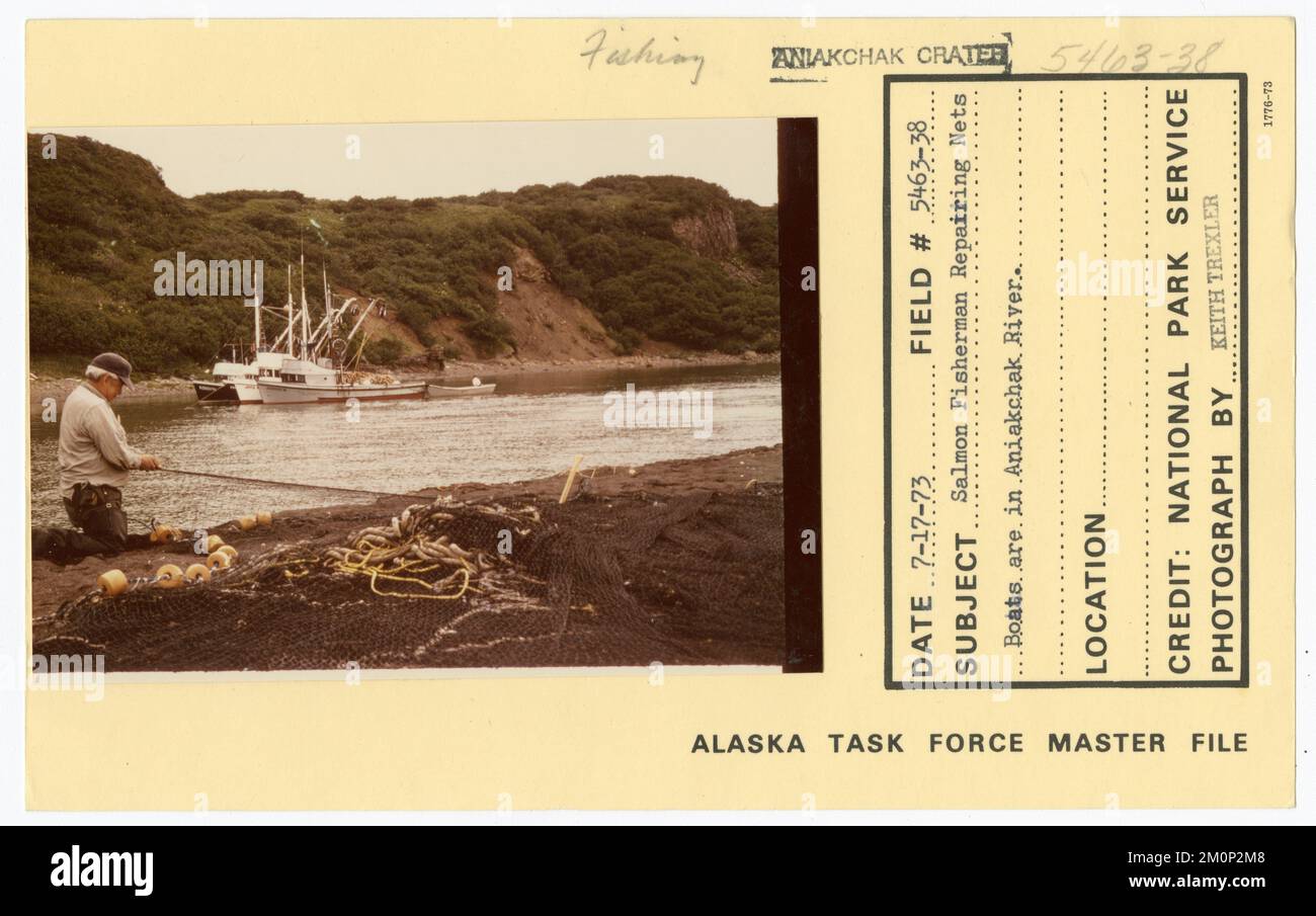 Alaska commercial fishing nets Cut Out Stock Images & Pictures - Alamy