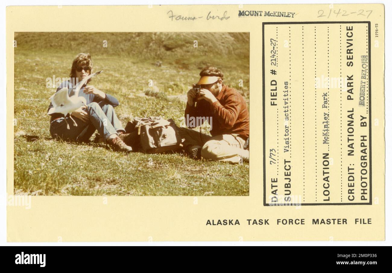 Visitor activities. Alaska Task Force Photographs Stock Photo - Alamy