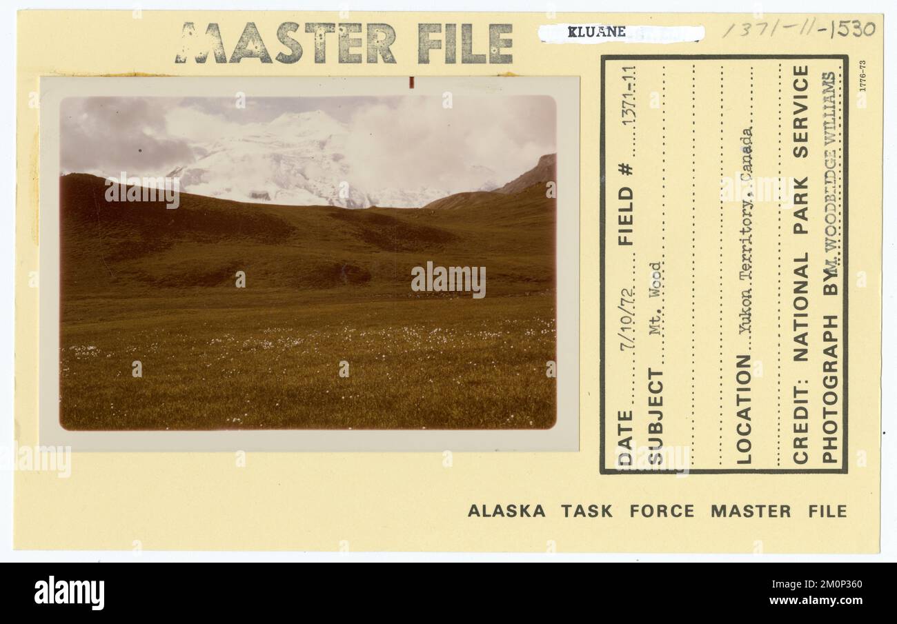 Mount Wood. Alaska Task Force Photographs Stock Photo - Alamy