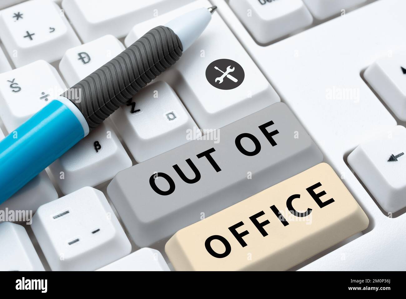 Writing displaying text Out Of Office. Business overview Outside the ...